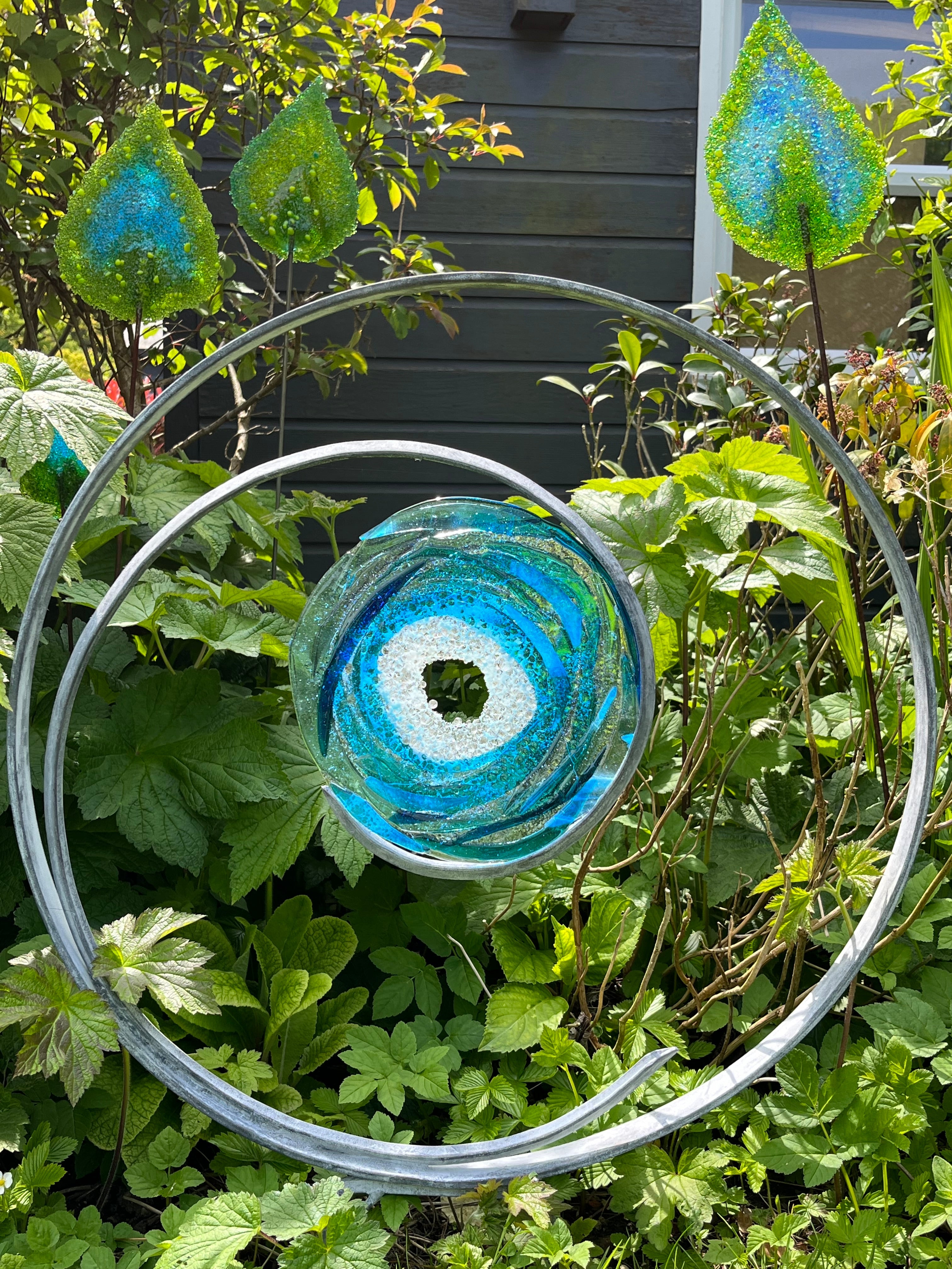 Whirlpool Garden Sculpture – Studio Shards
