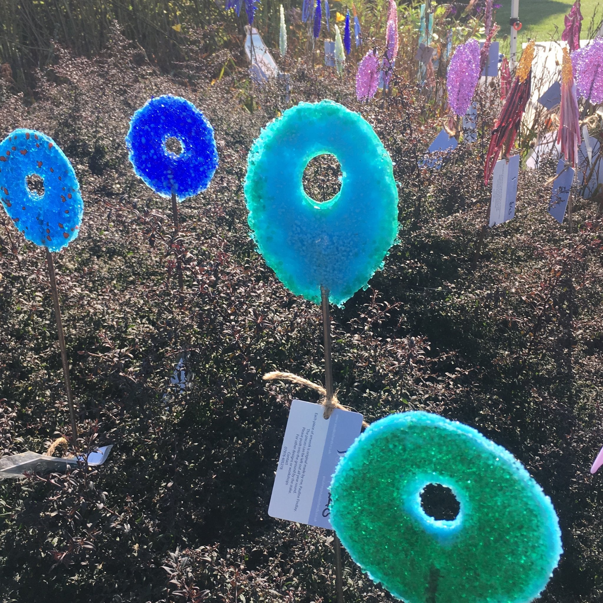 Glass Garden Art-rounds – Studio Shards